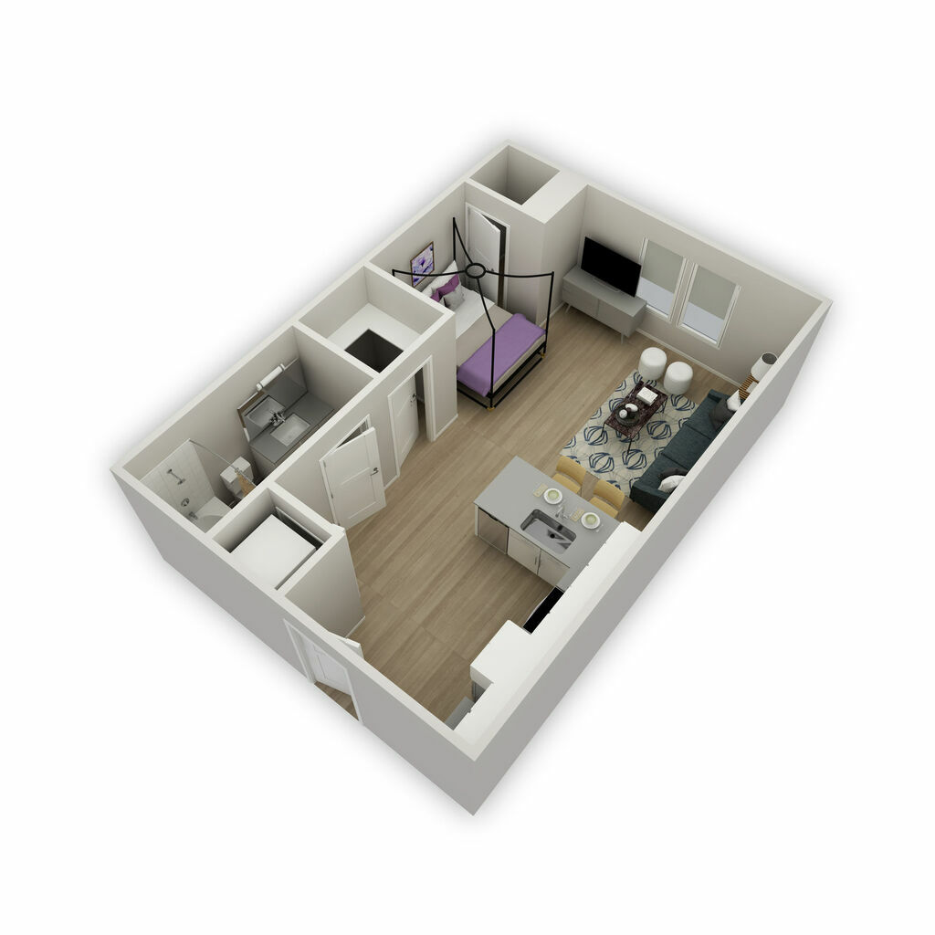 Studio, 1& 2 Bedroom Apartments in Downtown Salt Lake City, UT